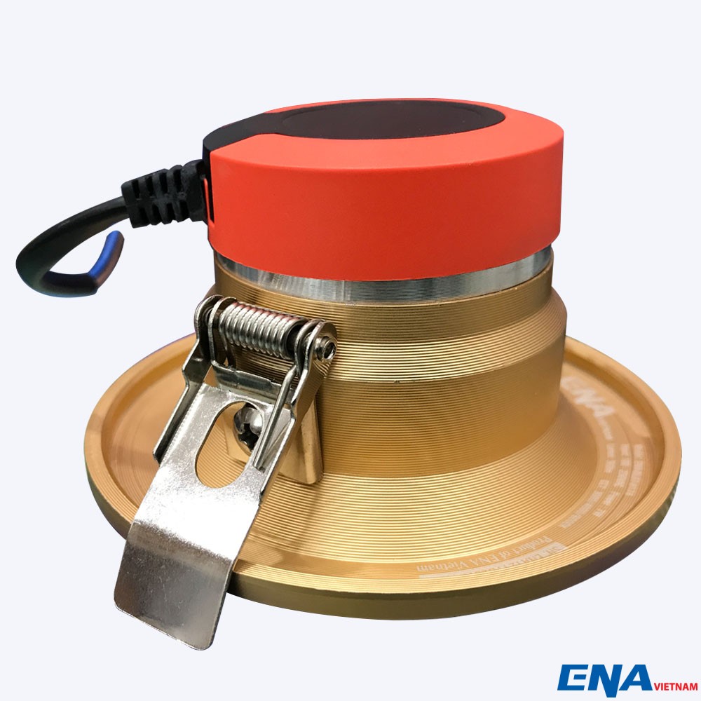 Đèn LED âm trần Downlight 7W 3 chế độ mẫu DTA vỏ Vàng